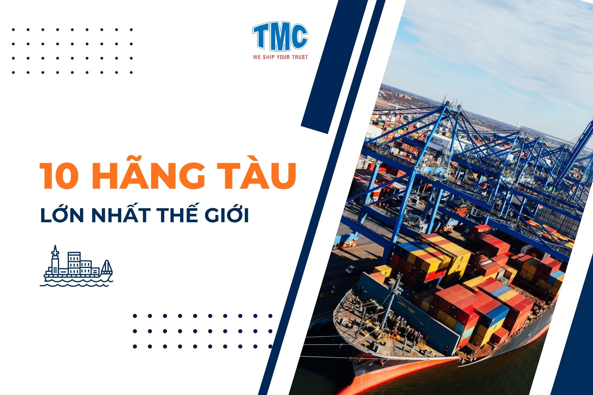 10 Hãng Tàu Lớn Nhất Thế Giới Năm 2023